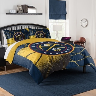 NBA Officially Licensed Denver Nuggets Comforter & Sham Set - Bed Bath ...