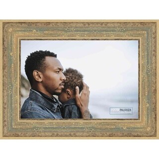 13x10 Traditional Wheat/Oatmeal Complete Wood Picture Frame with UV ...