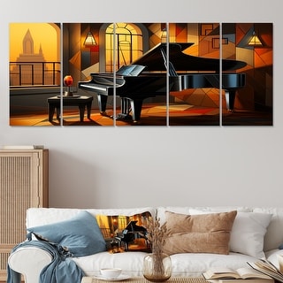 Designart "Harlem Renaissance Stride Piano Rhythms IV" Harlem ...