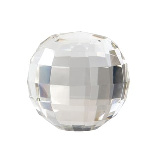 Sagebrook Home Contemporary Clear Crystal Orb Ball Decor - Bed Bath ...
