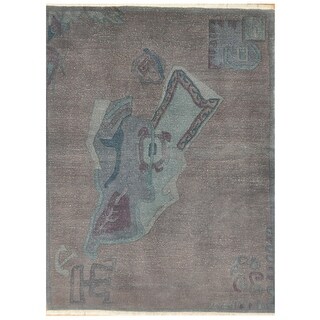 Handmade Tibetan Wool Rug (Nepal) - 5'9 x 7'6 - Bed Bath & Beyond ...