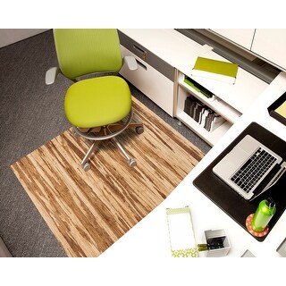 Strand Bamboo Roll-Up Chair Mat no Lip (52 x 48) - Bed Bath & Beyond ...