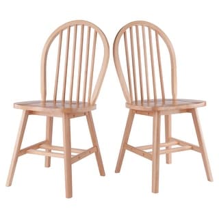 Simple Living Franklin Solid Wood Spindle Dining Chair (Set of 2) - On ...