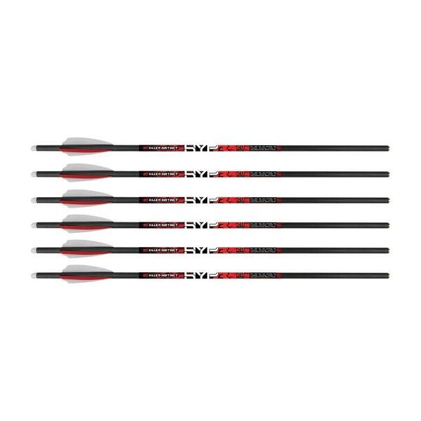 Killer Instinct Crossbows Hypr 20-inch Crossbow Bolts (6-Pack) - Bed ...