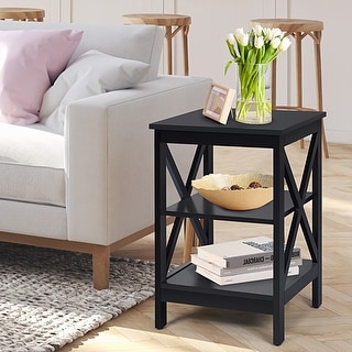 Porch & Den Strickland 3-tier X-accent End Table - Bed Bath & Beyond ...