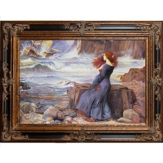 John William Waterhouse 'Miranda - The Tempest' Hand Painted Oil ...