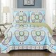 Luxury 3 Pieces Oversized Bedspread Set Reversible Quilt Queen Nyah ...