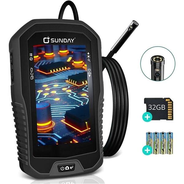 SUNDAY Dual Lens Endoscope Borescope Inspection Camera Tool - Bed Bath ...