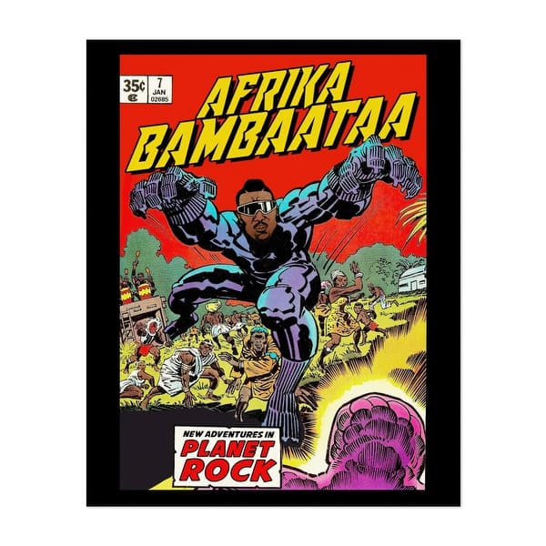 Afrika Bambaata Illustrations Comics Dorm Art Music Art Print/Poster ...