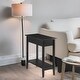 Wooden Flip-Top Side Table with Spacious Storage, Compact Space-Saving ...