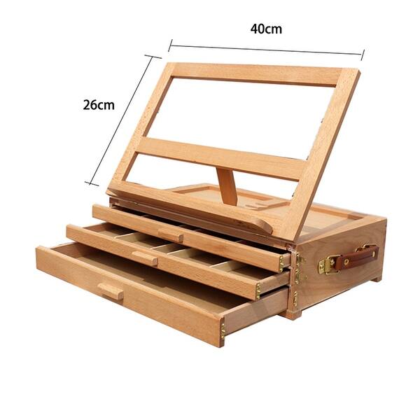 Portable Tabletop Easel with 3 Layers Drawer for Students and Artists ...