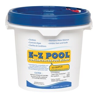 EZ Spa EZP05 EZ Pool 5 Lb Concentrated Weekly Swimming Pool Treatment ...