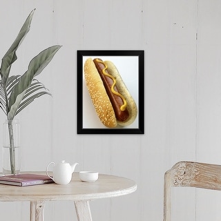 "Hot dog" Black Framed Print - Bed Bath & Beyond - 30209827