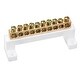 Terminal Block Connector Bar 10 Positions High Bridge Design Single Row ...