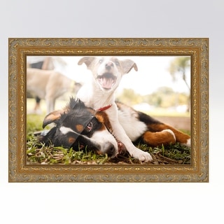 21x28 Frame Gold Real Wood Picture Frame Width 2 inches | Interior ...