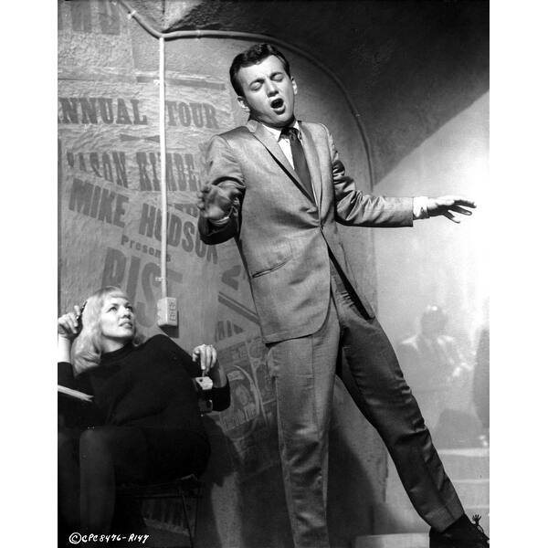 Bobby Darin singing with a woman looking on Photo Print - Bed Bath ...