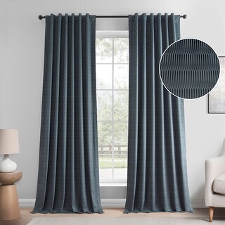 Rail Stripe Room Darkening 100% Cotton Window Panel - Bed Bath & Beyond ...