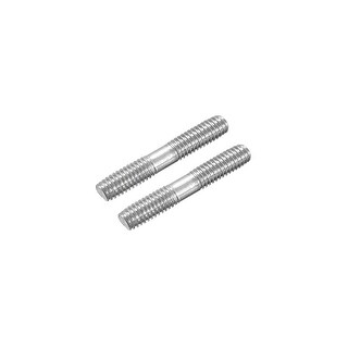 304 Stainless Steel Push Rod Double End Threaded Rod, 2pcs - Bed Bath ...