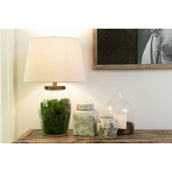 Glass Fillable Table Lamp with Shade - Bed Bath & Beyond - 31259433