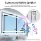 63"x32" Full length Large Bluetooth LED Bathroom Mirror with Date and ...