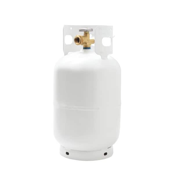 Flame King 10LB Steel Propane Tank Cylinder with Type 1 OPD Valve - On ...