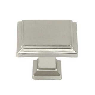 Contemporary 1-1/4-inch Roma Stainless Steel Brushed Nickel Finish ...