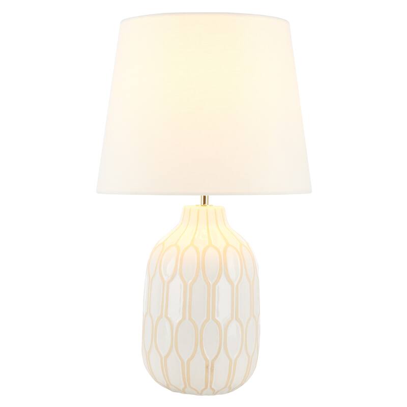 SAFAVIEH Lighting Lansing 21-inch Table Lamp - 12 in. W x 12 in. D x 20 ...