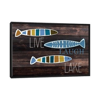 iCanvas "Faith Fish II" by Kimberly Allen Framed - Bed Bath & Beyond ...