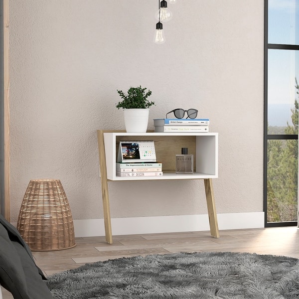 Medieval Minimalist Bedside Table Features Double-leg Locker Design ...