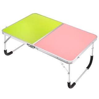 Foldable Laptop Table, Mini Picnic Bed Tray Reading Desks, Red Green ...