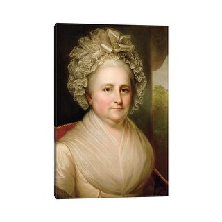 iCanvas "Portrait of Martha Washington " by Rembrandt Peale Canvas ...