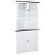 VEIKOUS 71 "Tall Corner Cabinet Storage with Doors and Adjustable ...