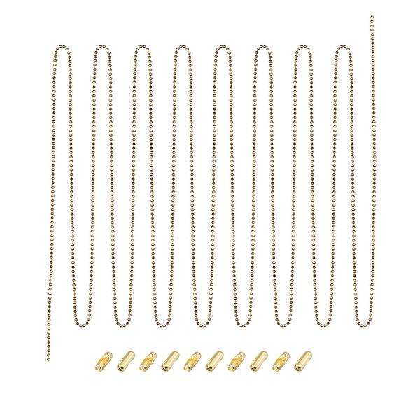 Pull Chain Extension Brass Beaded Chain 10 Feet with 10 Connectors ...