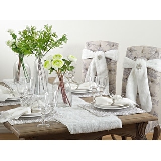 Juneau Collection Faux Fur Table Runner - Bed Bath & Beyond - 12172790
