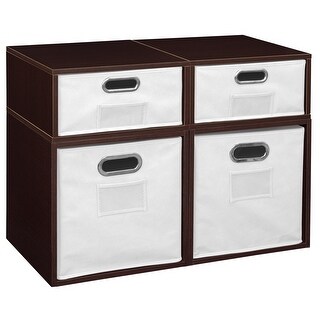 Noble Connect Storage Set- 2 Full Cubes/2 Half Cubes with Foldable ...