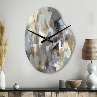 Beige And Grey Unbounded Creativity III - Abstract Painting Large Wall ...