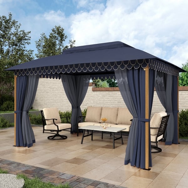 mosquito netting 13x13 instant gazebo CROWN SHADES 13x13 Pop Up Gazebo ...