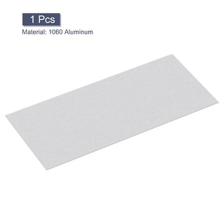 300mm x 150mm x 1.2mm Rectangle 6061 Aluminum Sheet Flat Metal Plate ...