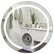 Daily Boutik Modern 20-inch Round Bathroom Wall Mirror with Touch ...