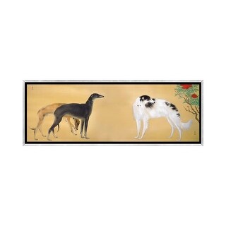 iCanvas "Dogs from Europe" by Hashimoto Kansetsu Framed - Bed Bath ...