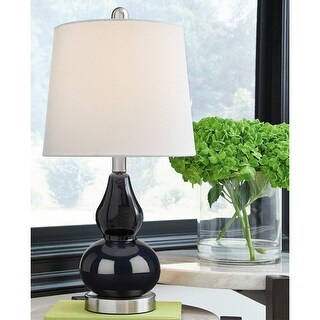 Navy Contemporary Table Lamp, Except Light Bulb - Bed Bath & Beyond ...