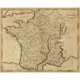 France, 1812 by Aaron Arrowsmith Maps Art Print - Bed Bath & Beyond ...