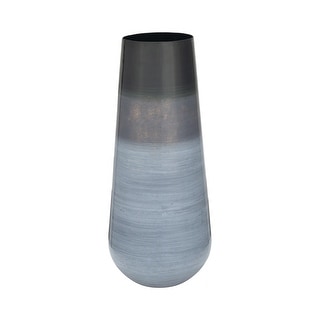 Metal Alabastron Vase Contemporary Multi-Colored Blue and Black 18 ...