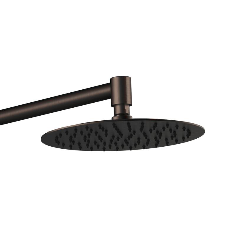 Atlantis 10-in Rain Showerhead Shower System with 5-Body Jets and ...