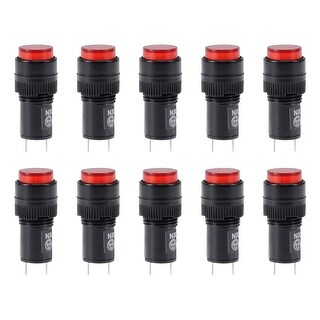Indicator Lights DC 24V, Neon Bulb, Flush Panel Mount, 10Pcs - Bed Bath ...