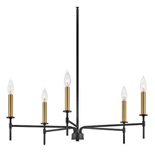 Lark 83075 Hux 5 Light 28" Wide Taper Candle Chandelier - Bed Bath ...