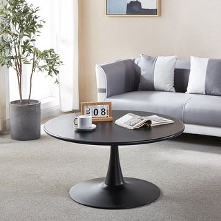 Modern Dining Table Metal Base Center Table Round Tulip Coffee Table ...