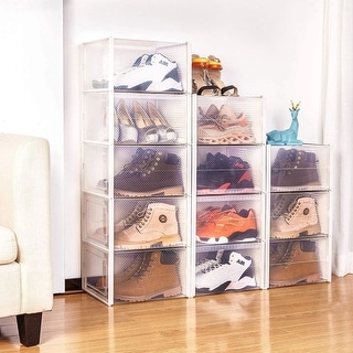6 Cube Storage Shoe Box - Bed Bath & Beyond - 35773088