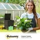 Outsunny Garden Compost Bin 80 Gallon Outdoor Large Capacity Composter ...