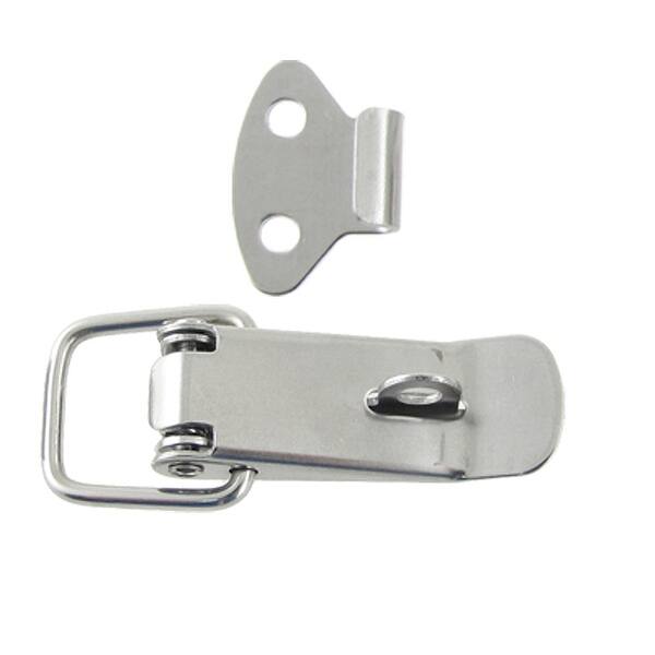 Unique Bargains Metal Spring Loaded Straight Loop Latch Catch for Case ...